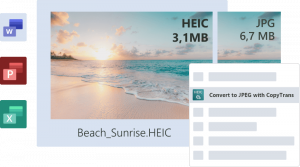 Open and batch convert HEIC files on Windows