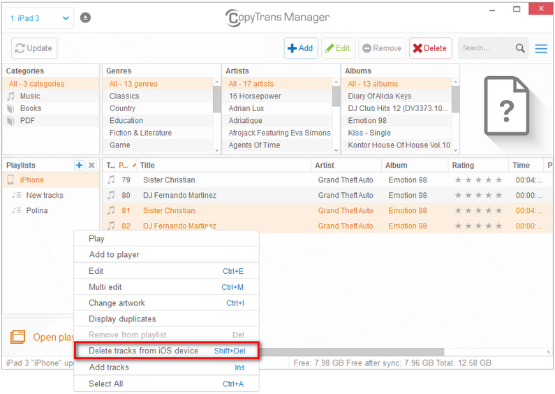 How to identify duplicate songs on your iDevice?