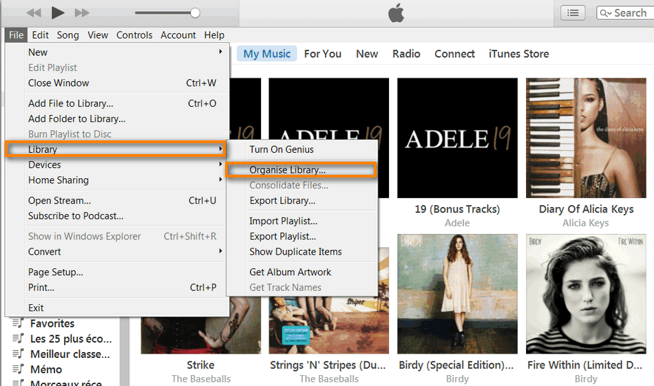 How to consolidate the iTunes library?