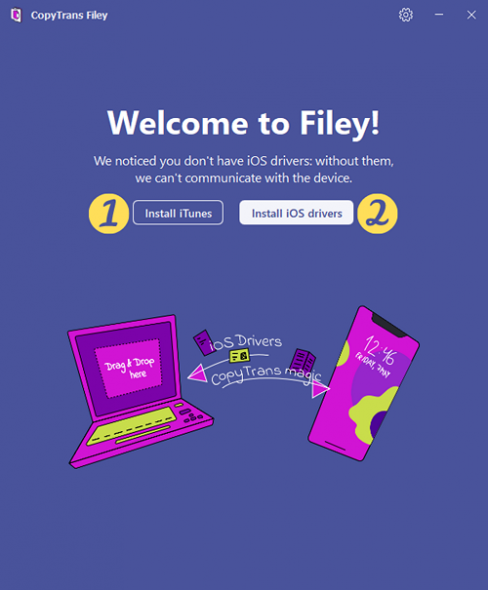 Getting started with CopyTrans Filey