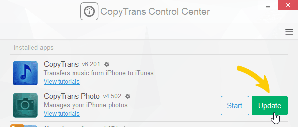 How to update to the latest CopyTrans version?