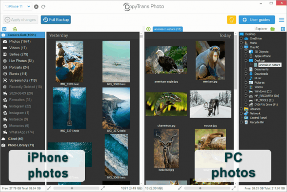 How to download photos from iPhone and view them on PC
