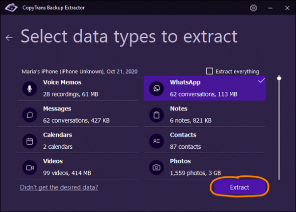 How to save WhatsApp photos from iPhone to computer