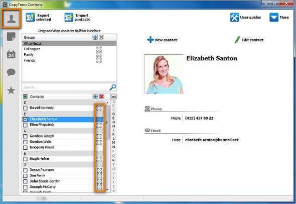 How to save Exchange contacts to iPhone after leaving a job?