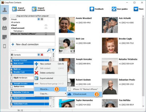 How to edit cloud contacts? - CopyTrans Contacts