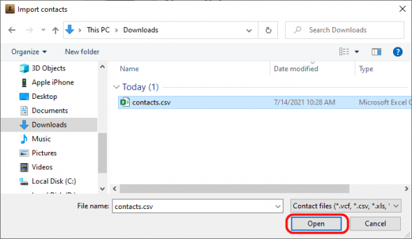 How to export Yahoo contacts