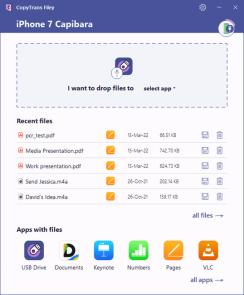 Transfer files from PC to iPad (and back) without iTunes + wirelessly