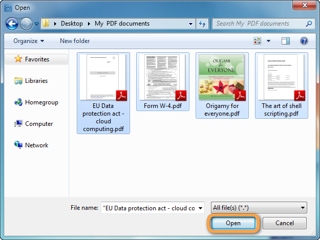 Transfer PDF documents to iPad and iPhone without iTunes